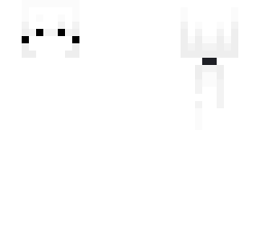 white ponytail | Minecraft Skin
