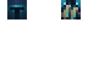 Better warden helm | Minecraft Skin