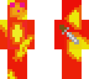 Fire Slime | Minecraft Skin