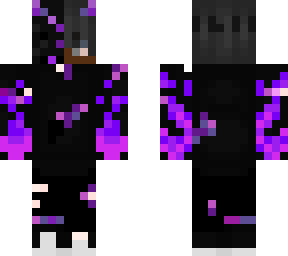 Purple Corruption Boy (Edit) | Minecraft Skin