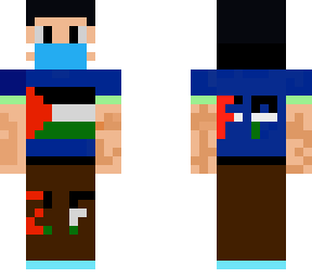 Shahariar Gamer YT Palestine Skin | Minecraft Skin