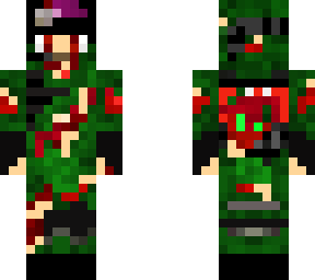Zombie soldier | Minecraft Skin