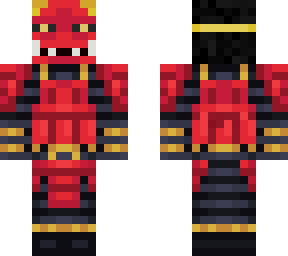 Red samurai | Minecraft Skin