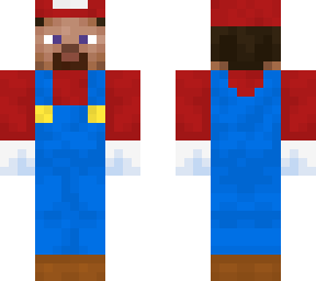 mario steve | Minecraft Skins