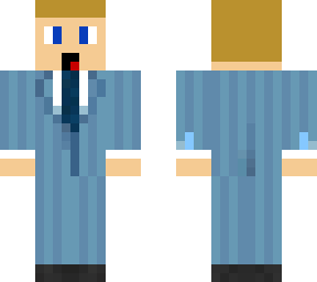 Typ in Blauer Anzug | Minecraft Skin