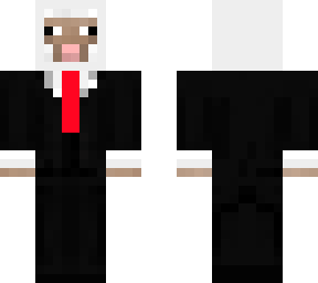 sheep in suit | Minecraft Skins