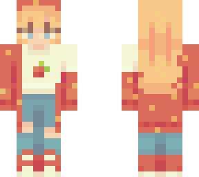strawberry girl | Minecraft Skins