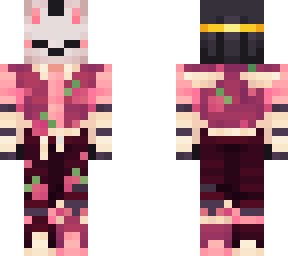 pink samurai | Minecraft Skins