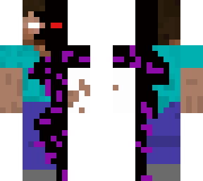 Corrupted Herobrine | Minecraft Skin