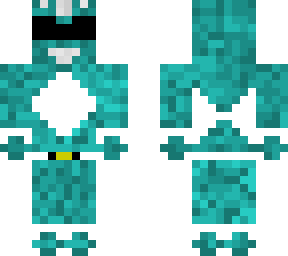 Cyan power ranger | Minecraft Skin