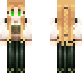 Elara Sunleaf | Minecraft Skin