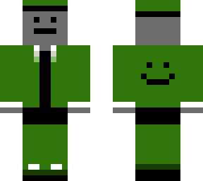 Green Dude (4px arm) | Minecraft Skin
