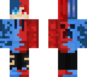 boy red and blue | Minecraft Skins