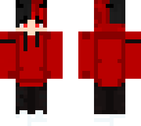 Red Emo Boy | Minecraft Skin