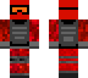 Red Team Paintball | Minecraft Skin