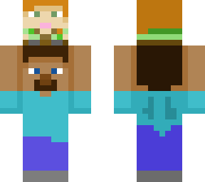 Alex And Steve | Minecraft Skin