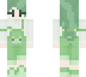 Cute Froggy Girl (fixed) | Minecraft Skin