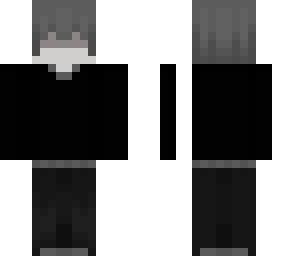 Chico rebelde gris | Minecraft Skin