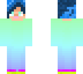 cute blue boy | Minecraft Skin