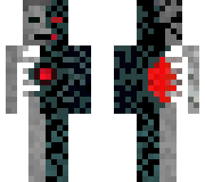 half skeleton | Minecraft Skins