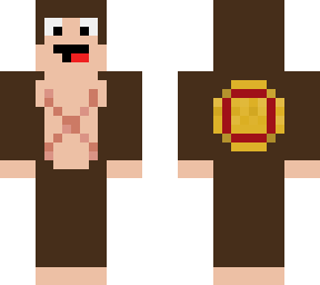 No double mouth pirate monkey | Minecraft Skin