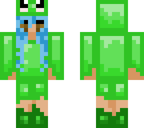 slime girl | Minecraft Skin