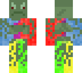 Spooky Fire Zombie | Minecraft Skin