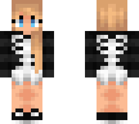 skeleton girl | Minecraft Skins