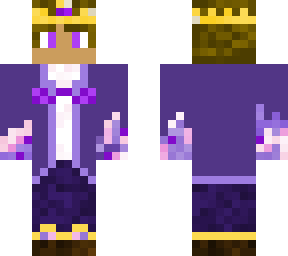 Amethyst and magic king | Minecraft Skin