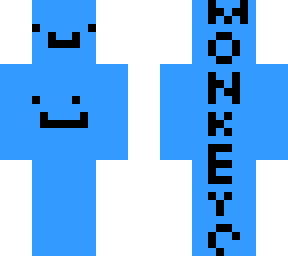 Blue blob of garbage | Minecraft Skin