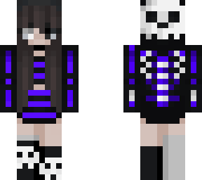skeleton girl | Minecraft Skins