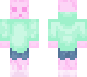 Pink slime boy | Minecraft Skin