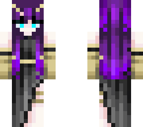 Purple elf | Minecraft Skin