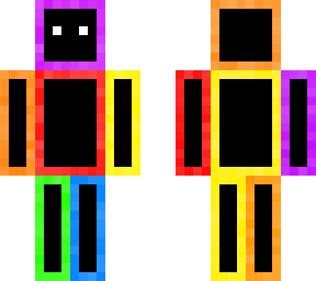 my obsession with rainbows continue | Minecraft Skin