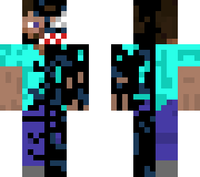 Venom Steve (Neon) | Minecraft Skin