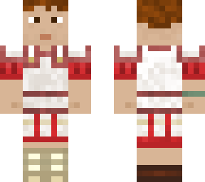 Greek Hoplite (no Helmet) danymok made base i just edited | Minecraft Skin
