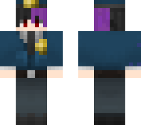 Policial Roxo e Preto | Minecraft Skin