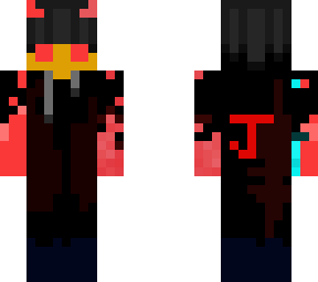 The fire player | Minecraft Skin