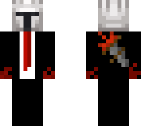 Warden Helmet with blood suit | Minecraft Skin