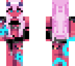 darling in the franxx feral reincarnated zero two | Minecraft Skin