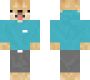 Doge sky blue tracksuit | Minecraft Skin