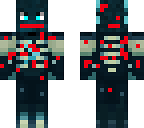 evil warden smile skin | Minecraft Skin