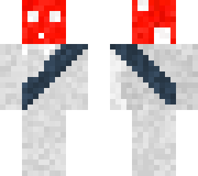 mushroom with a blue sash | Minecraft Skin