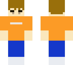 Orange Guy 3 | Minecraft Skin