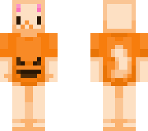Pumpkin cat hive style | Minecraft Skin
