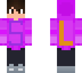Purple sweater man | Minecraft Skin