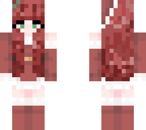 red hair santa girl skin ~2 | Minecraft Skin