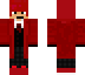 Red Suit Man | Minecraft Skin