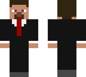 steve in a suit | Minecraft Skins