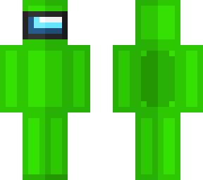 Among us (lime crew mate) | Minecraft Skin